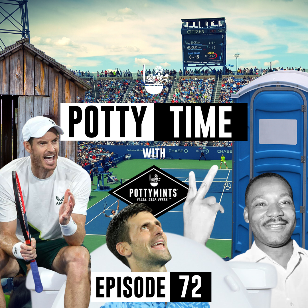 🎾🚽 Andy Murray wants a Bathroom Break🚽🎾| Potty Time with POTTYMINTS (E